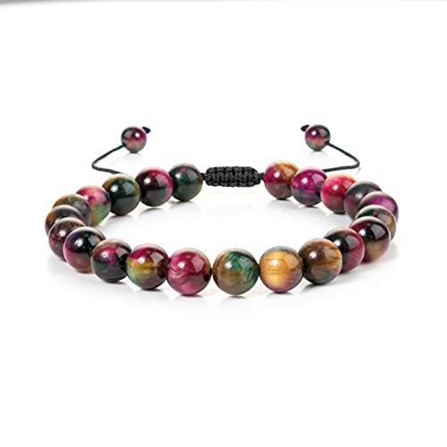 flipfit for Natural Tiger Eye Bracelet,8MM Beads Bracelet,Braided Gift Bracelet & Stretch Gift Bracelet #2