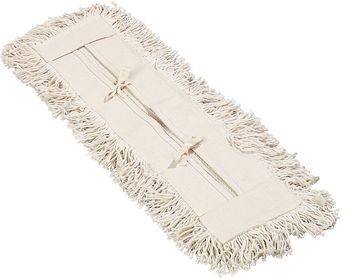 SPARTA Flo-Pac Dust Mop Tie Back for Cleaning, 24 X 5 Inches, Tan, (Pack of 12)
