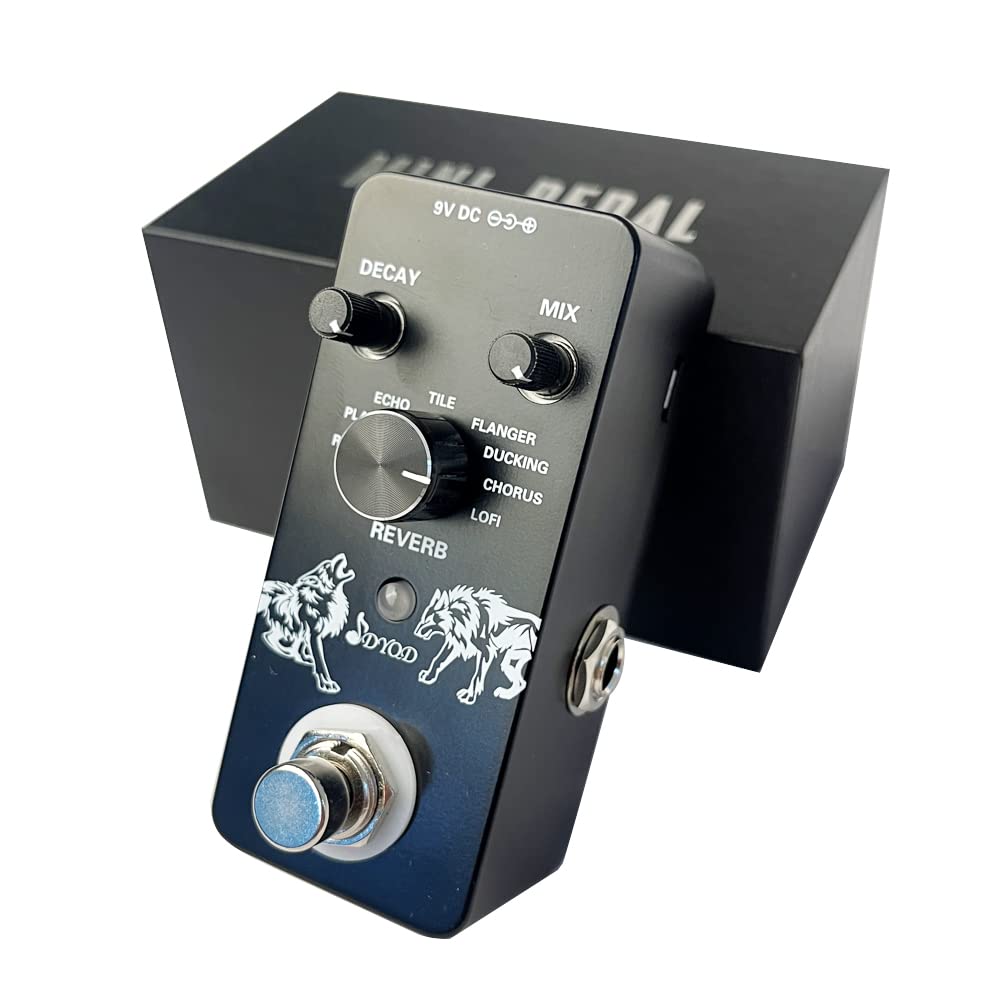 High Gain Distortion Guitar Pedal, Electric Effects Pedals Mini Single Type DC 9V True Bypass, Durable Guitar Pedal Aluminium-Alloy Classic, Stable and Strong.