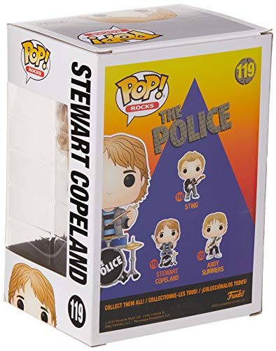 Funko Pop! Rocks: The Police - Stewart Copeland, Multicolor, Standard