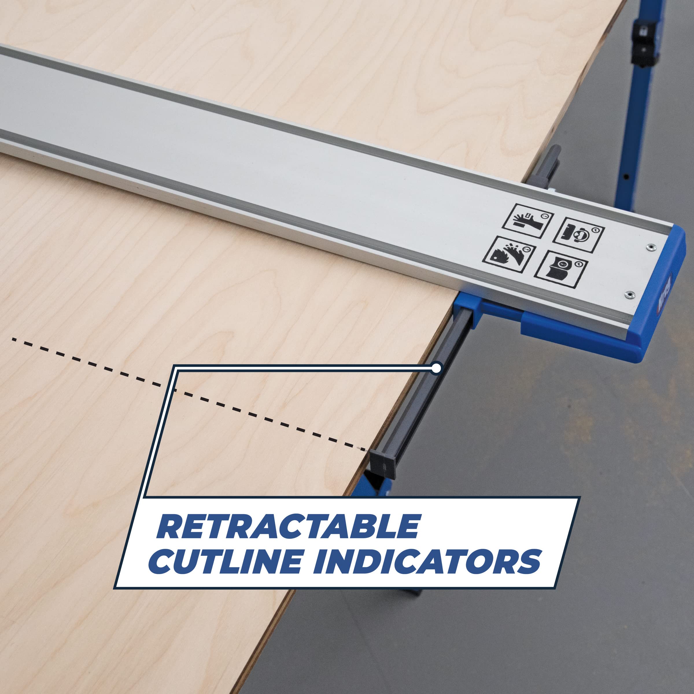 Kreg KMA4500-E Straight Edge Guide-4 Ft