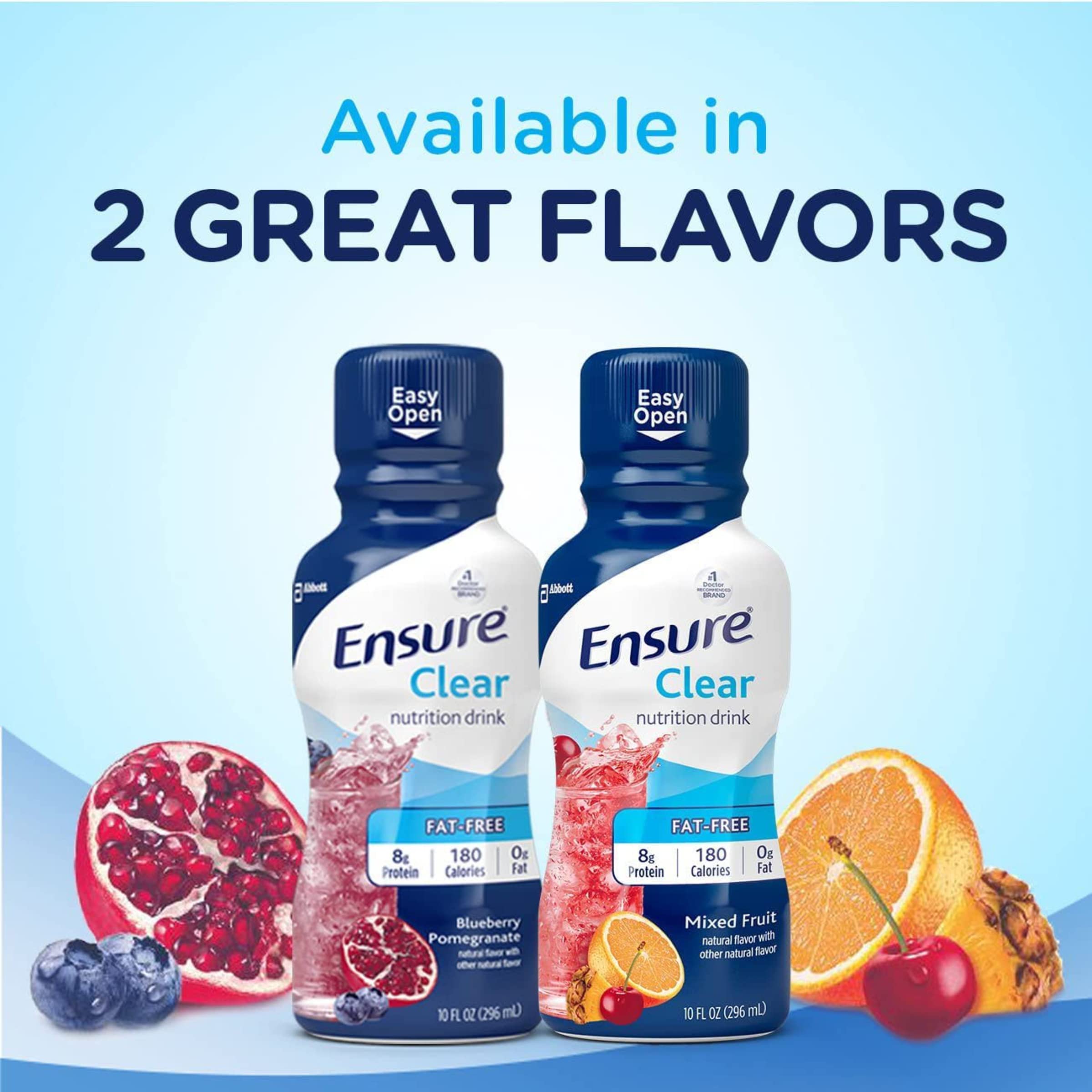 Ensure Clear Nutrition Drink Mixed Fruit 10fl ozx4 CT, pack of 1