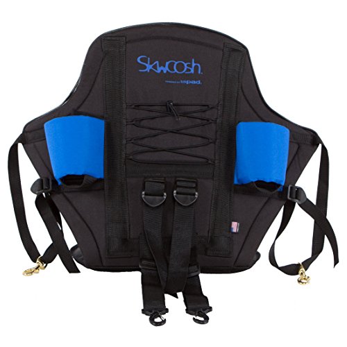 Expedition Kayak Seat 20" High Back Support with Lumbar Roll and nylon gel seat bottom for kayaking comfort