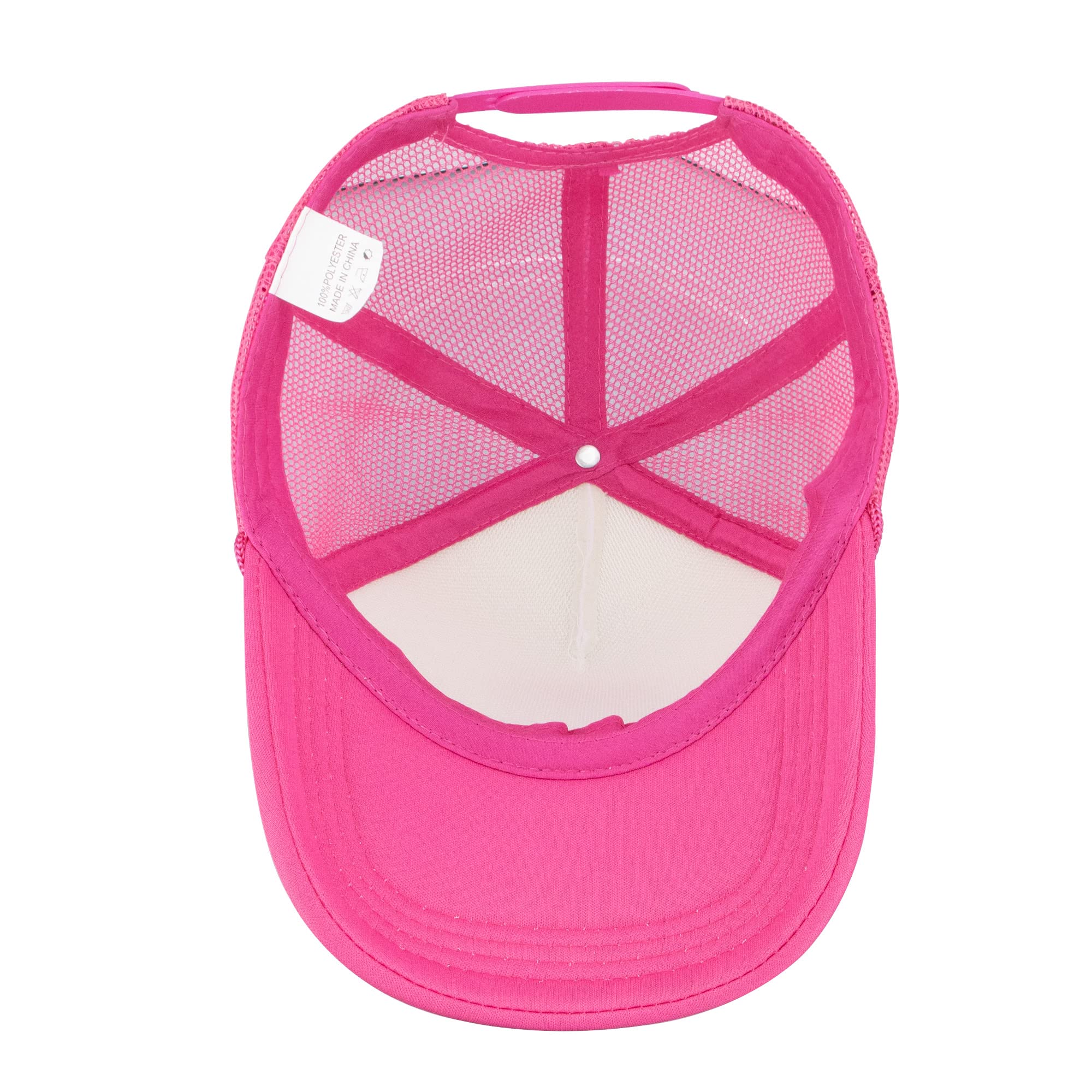 FGSS Smiley-Face Snapback-Trucker-Hat for Men Women - Adjustable Mesh Baseball Caps