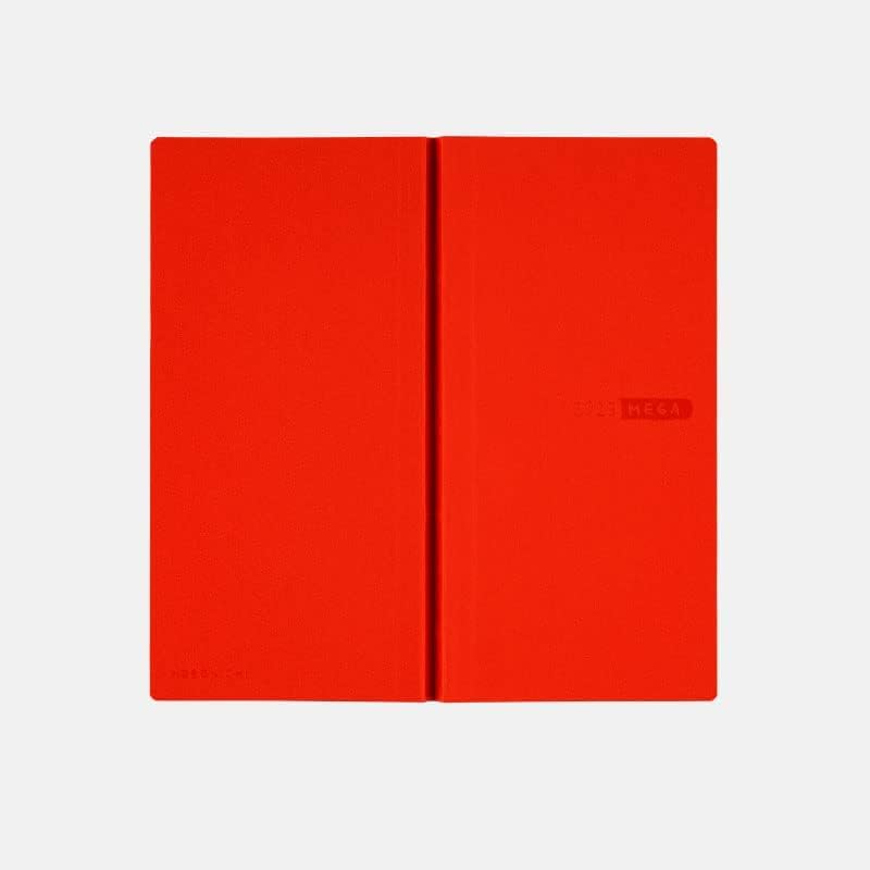 Hobonichi Techo Weeks Mega [Japanese/Wallet-Size/January 2023 Start] Sneaker: Vermilion
