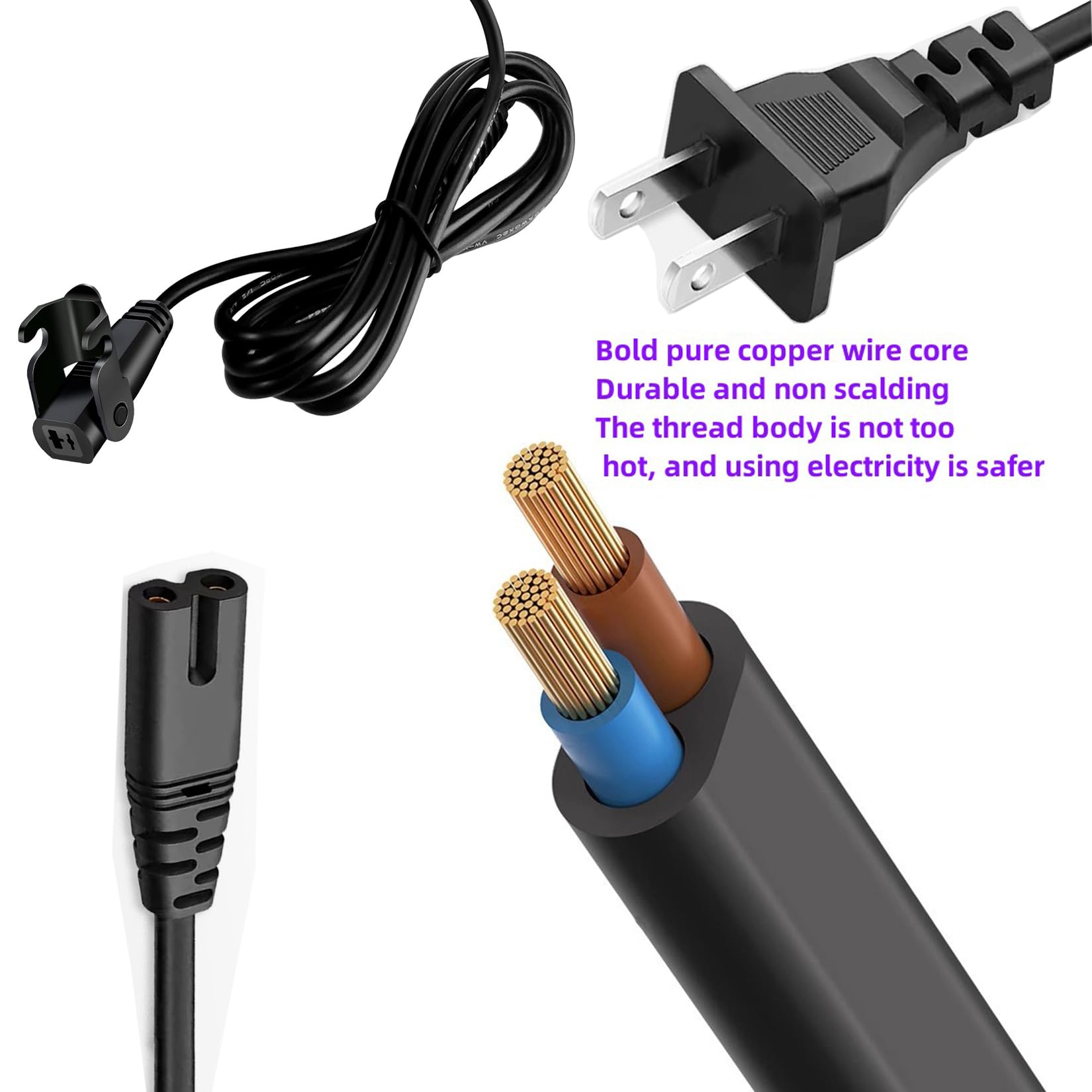 Fesasn 29V2A Power Recliner Power Supply,2-pin 29V 2A Recliner Power Supply Transformer Replacement Parts Power Cord Compatible for Lift Chair or Power Recliner