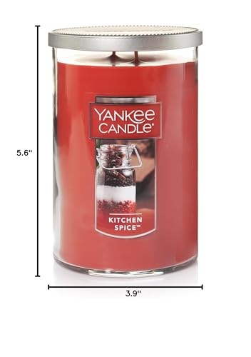 Yankee Candle Kitchen Spice Scented, Classic 22oz Large Tumbler 2-Wick Candle, Over 75 Hours of Burn Time, Ideal as a gift or decorative centerpiece