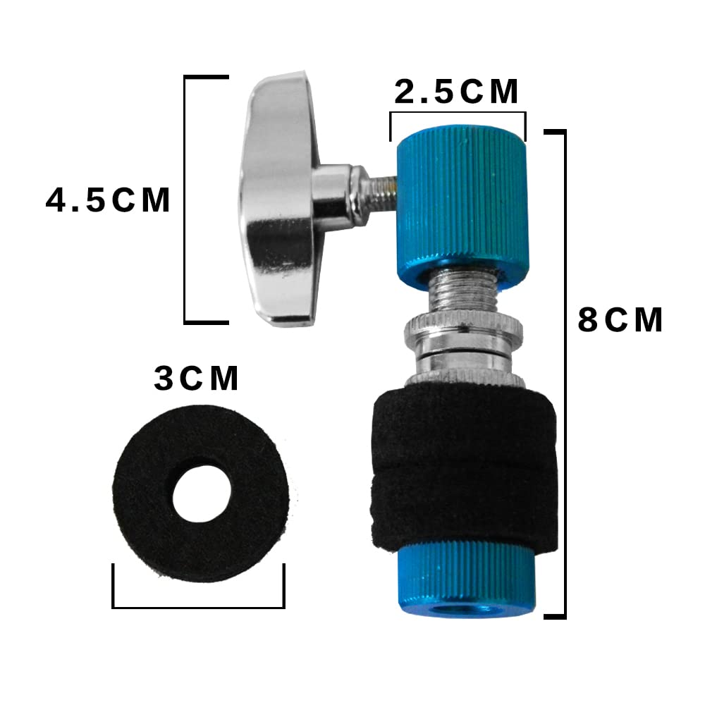 Mosico HI HAT Clutch Drum Clutch Hi-hat Stand Post Jazz Drum Parts Accessories for Hi Hat Cymbal (Red)