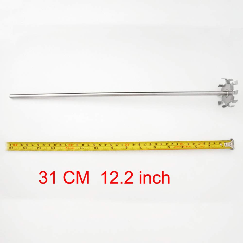 SS304 Dissolve Type Stirring for Blender Overhead Stirrer Electric LAB Mixer 31CM Length