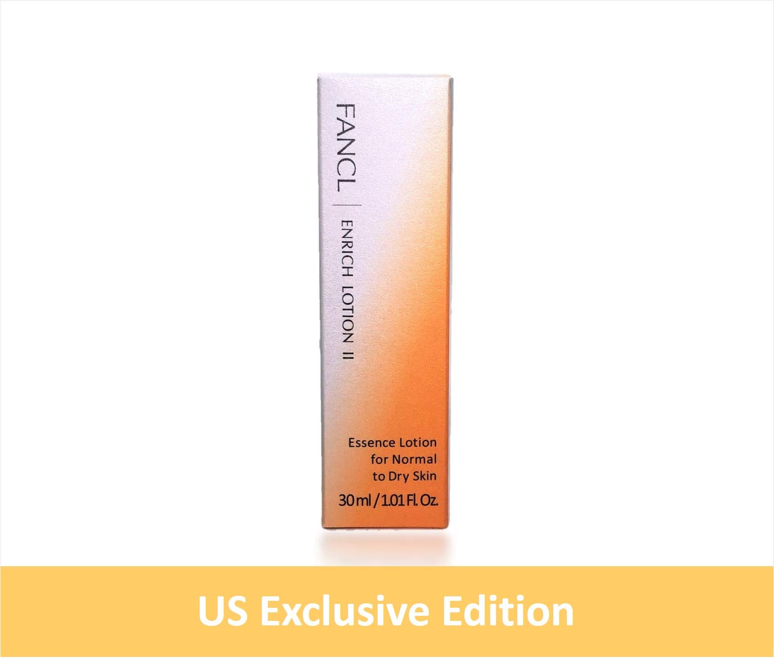 FANCL Enrich Lotion Ⅱ- 100% Preservative Free, Clean Skincare for Sensitive Skin[US Exclusive Edition]