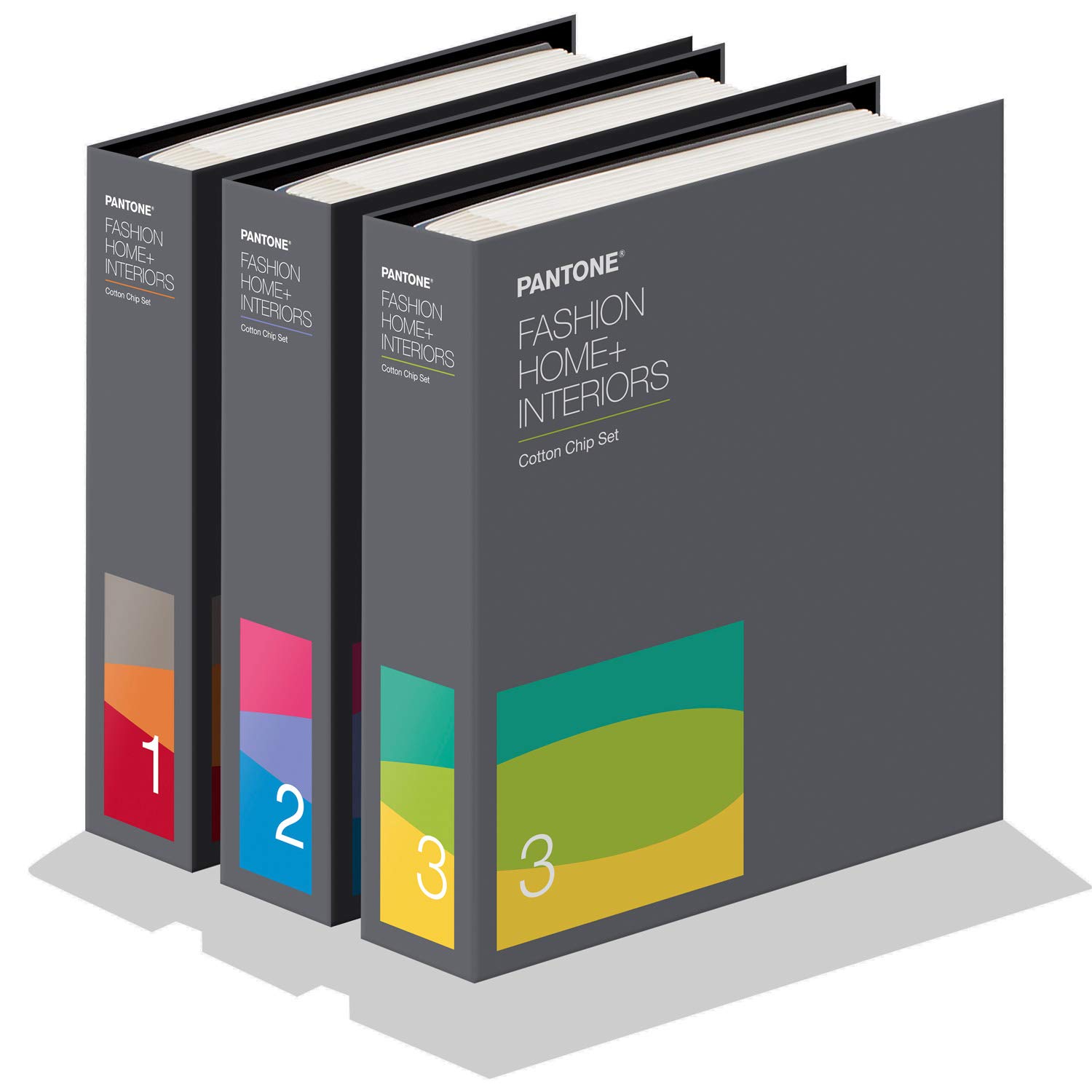 Fashion, Home + Interiors Cotton Chip Set | 2,625 Removable Color Chips| Compact Workspace Reference Guide | Pantone