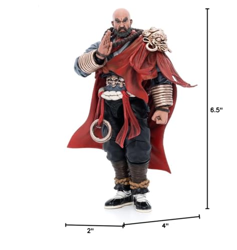 HiPlay JoyToy 1/18 Scale Science-Fiction Action Figures Full Set-Dark Source Battle for The Stars Series- Chinese Ancient Warriors JIANGHU Cangwu Temple Monk Wunian