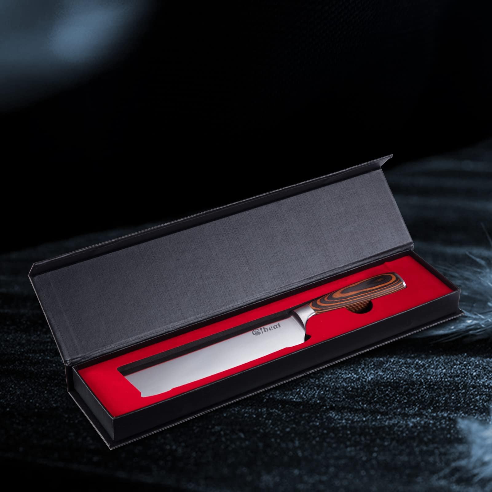 Fashionwu Knife Set, 17 Pcs Kitchen Knife Set with Block, Razor-Sharp, With knife sharpener, High Carbon German Stainless Steel Knife
