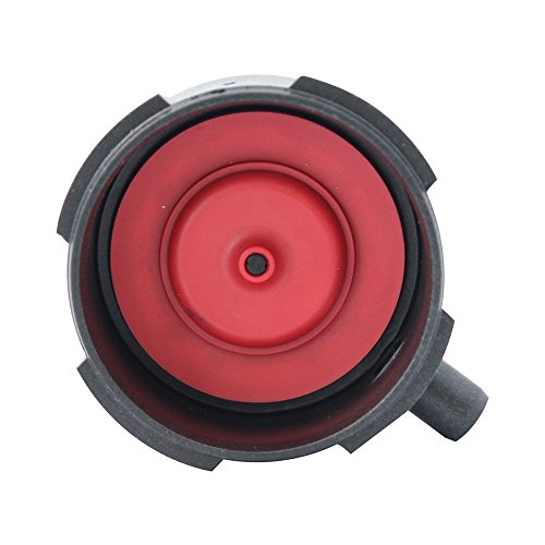 Korky Toilet Repair R528P2 Fill Valve Replacement Cap, Black, Pack of 2