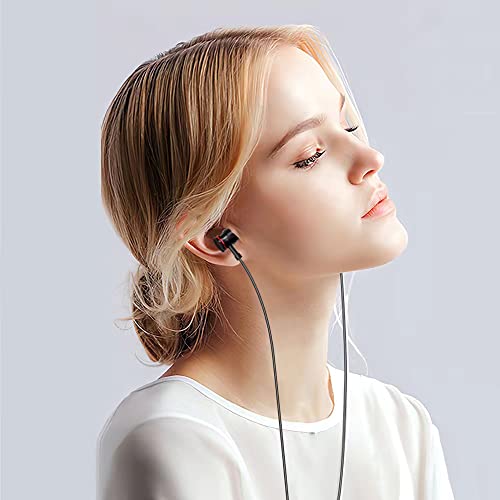 USB C Earbuds Headphones Bass Stereo Earphones with Microphone in Ear Earbud Headphone Bass with Mic and Volume Control USB Type C Compatible with Google Pixel 2/XL, Xiaomi, Huawei and More
