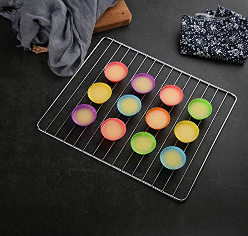 Mirenlife 2 Inch Mini Size Silicone Baking Cups Muffin Cups, Reusable and Nonstick Mini Cupcake Liners, Mini Chocolate Holders Truffle Cups, 24 Pack, 6 Vibrant Colors, Round