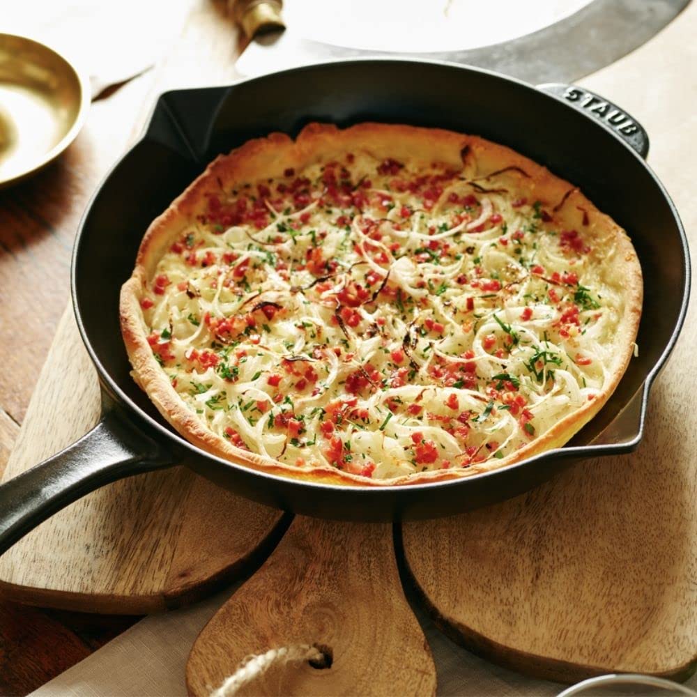STAUB Cast Iron Fry Pan, Black, 25 cm