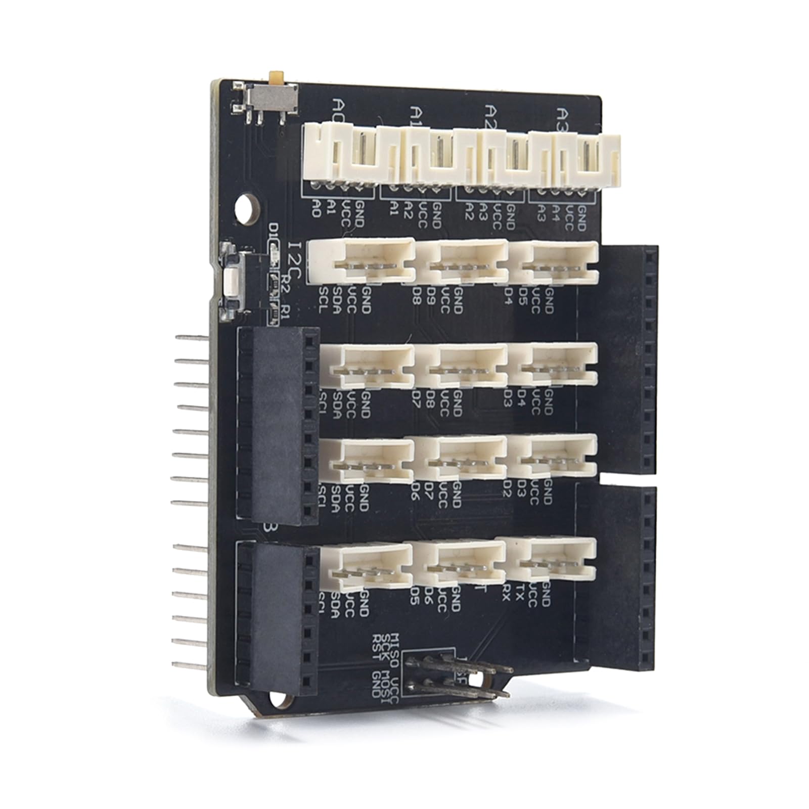 Fiarfiar Big Tree Tech's RGBDuino RGB Base V1.0 Accessory for Your Duino Boards - Reliable and Convenient Socket Connectors RGBDuino Expansion Board