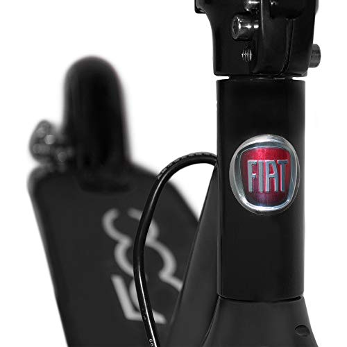 Fiat F500-F10 Electric Scooter 10” Black, 36V 350W Powerful Motor, Easy fold, Long Range Battery, Double Safety Breaking System