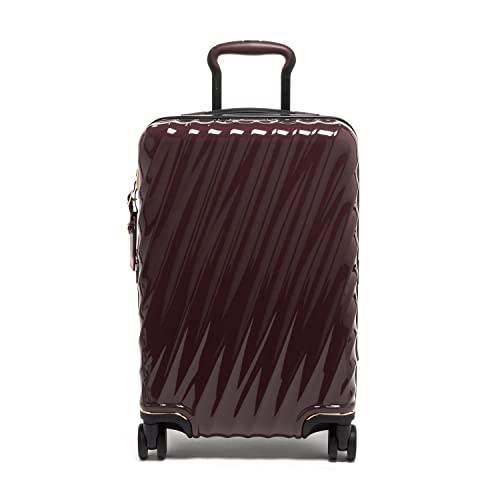 TUMI - 19 Degree International Expandable 4-Wheel Carry On - Hard Shell Carry On Luggage - Rolling Carry On Luggage for Plane & International Travel - Beetroot