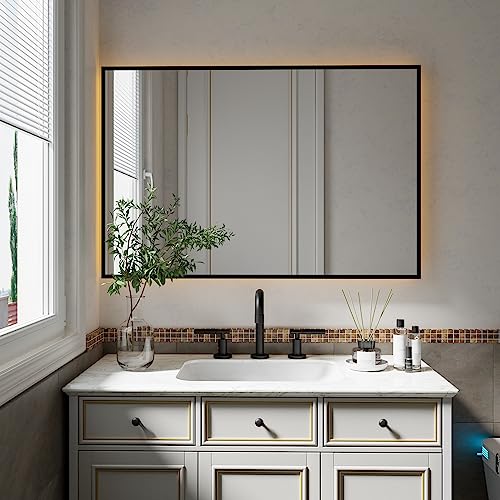 KPAIDA Bathroom Faucets, 3 Hole Bathroom Sink Faucet Matte Black 8 inch Widespread Bathroom Faucet, 2 Handle Faucet for Bathroom Sink Vanity with Pop Up Drain