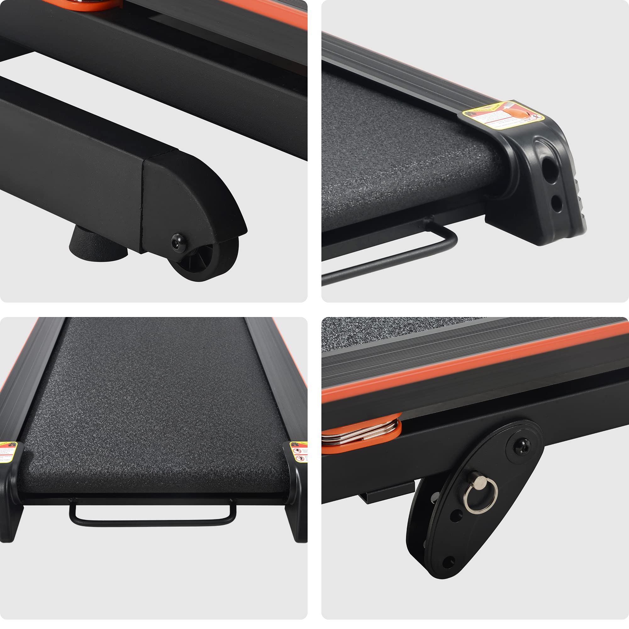 Folding Electric 3.5HP Treadmill with Incline Medium Running Machine Motorised LCD Gym 330lbs,Electric Motorized Power 14.8KM/H (3.5HP)