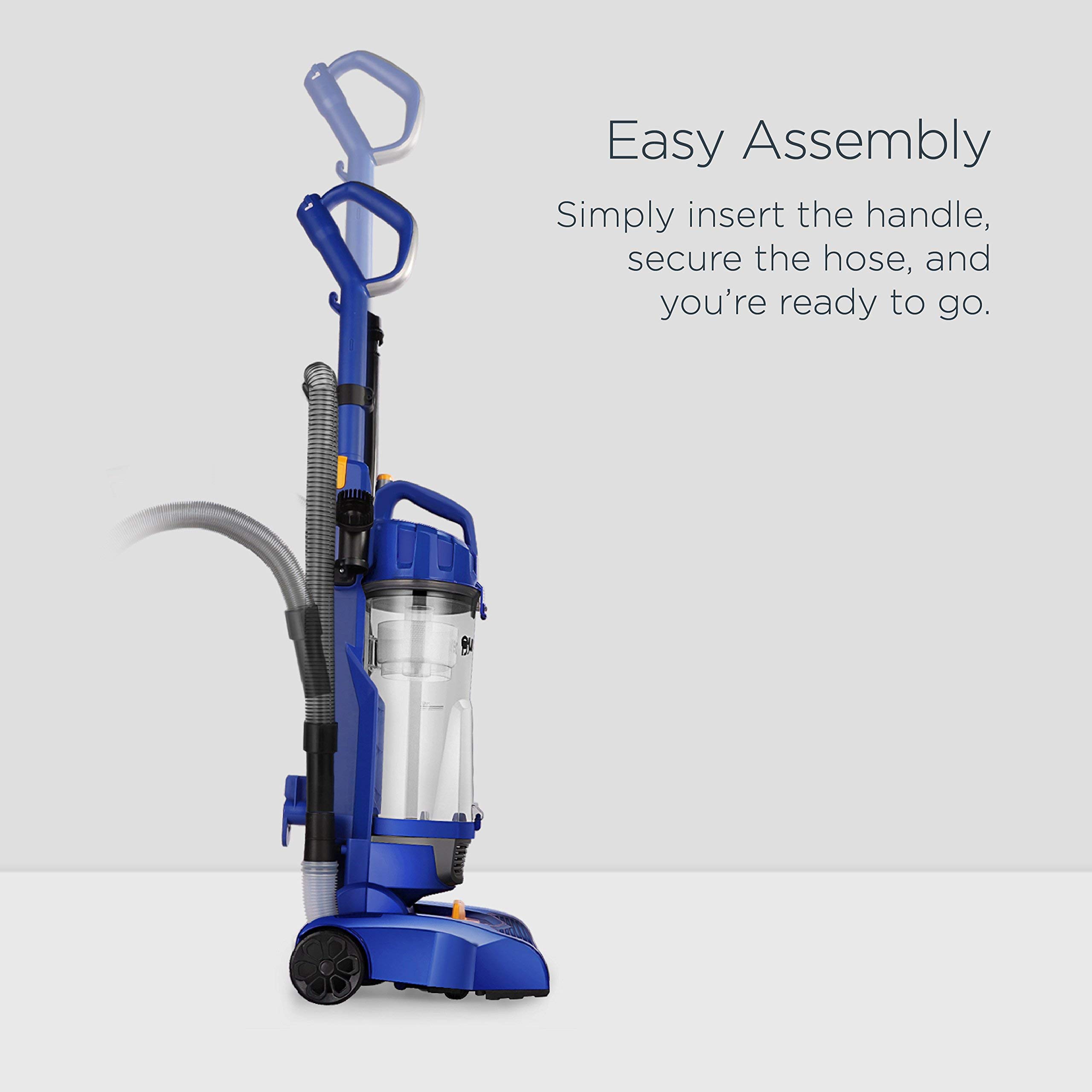 Eureka NEU182A PowerSpeed Lightweight Bagless Upright Vacuum Cleaner, Blue (Renewed)