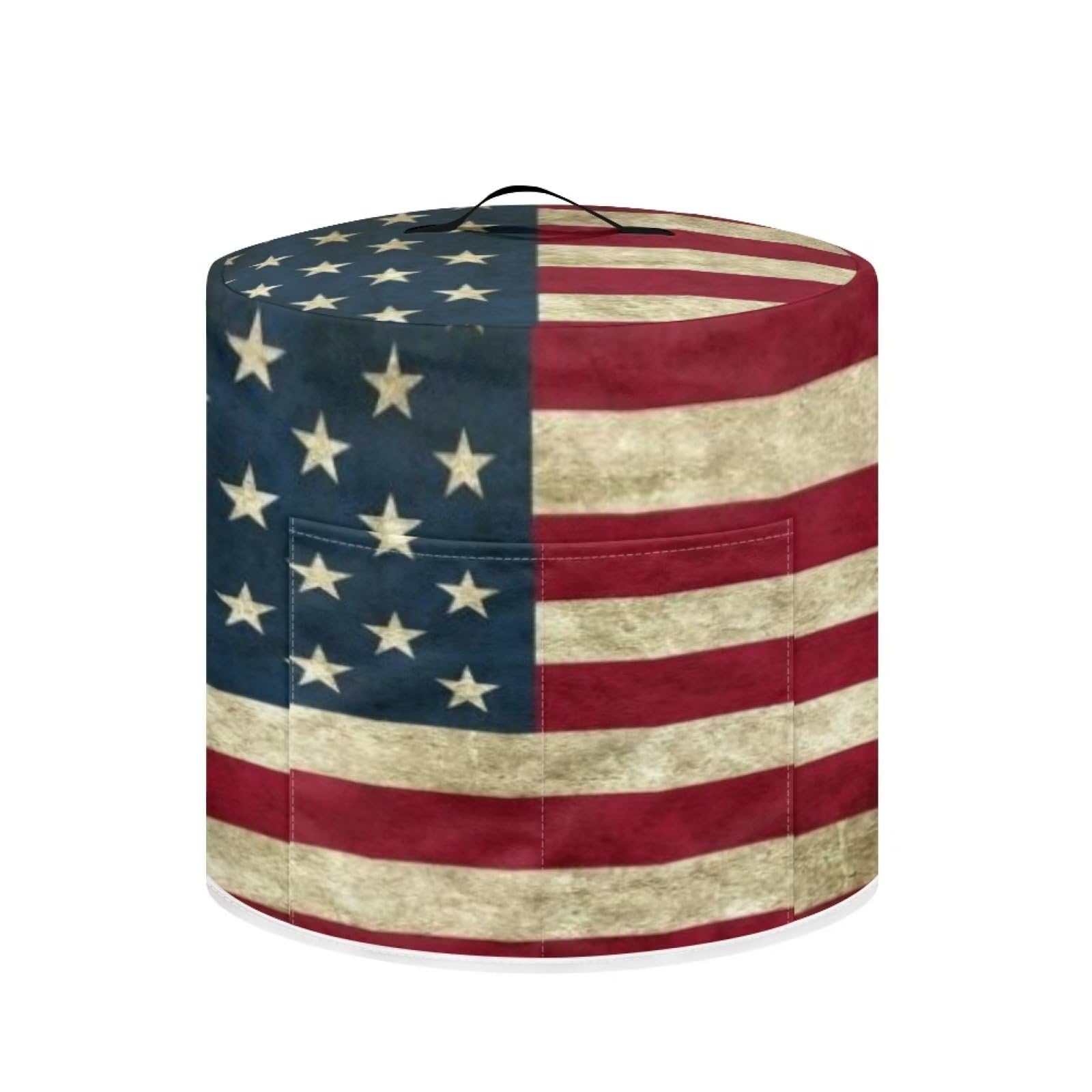 Doojoayie American Flag Pattern Slow Cooker Dust Cover, Rice Cooker Cover Electric Pressure Cooker Cover, Machine or Hand Washable