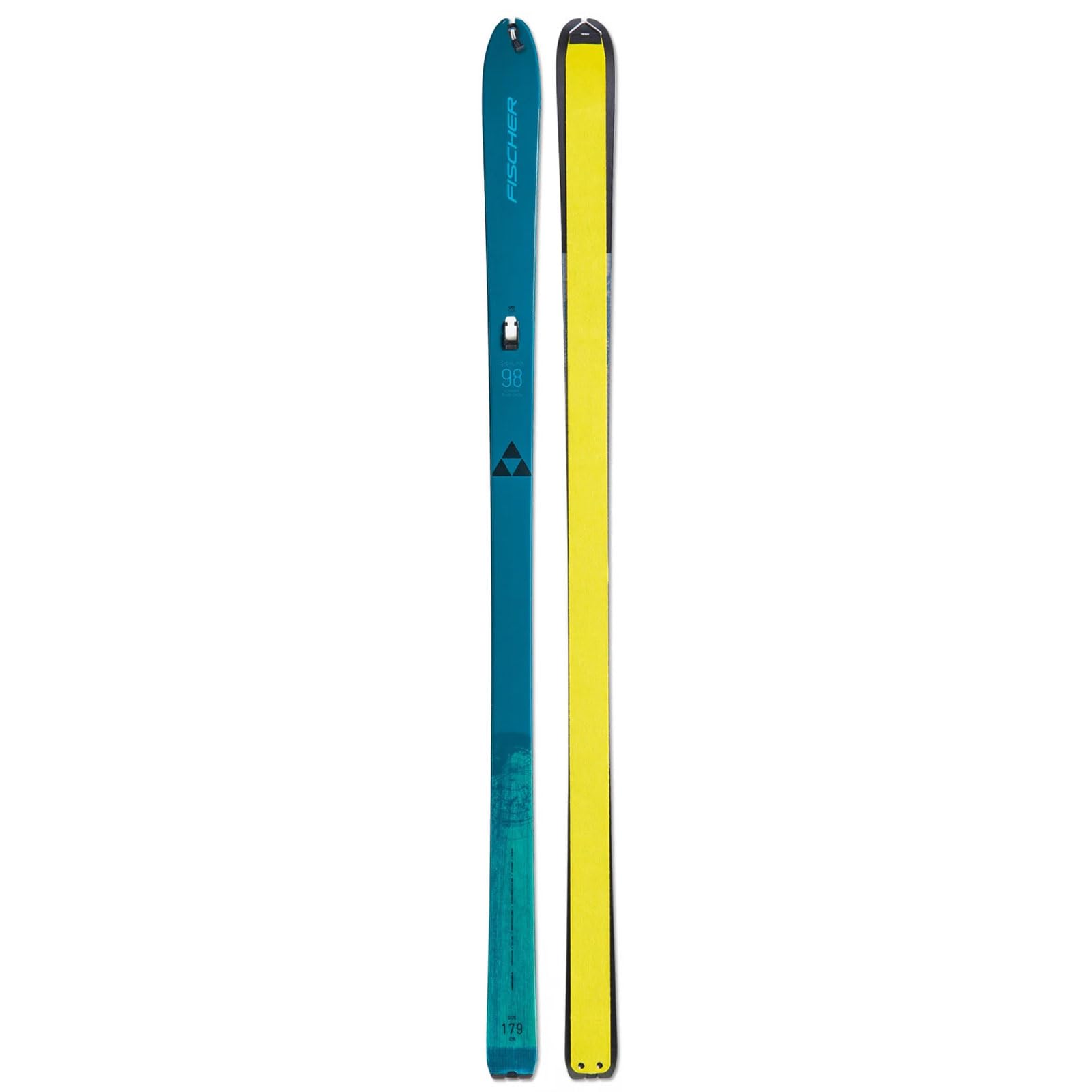 Fischer Super Skin Yellow Mohair Mix 66 Nordic Full-Length Skins with Adjustable Tip Clips - Climbing Skiing Tool for Better Grip, 189