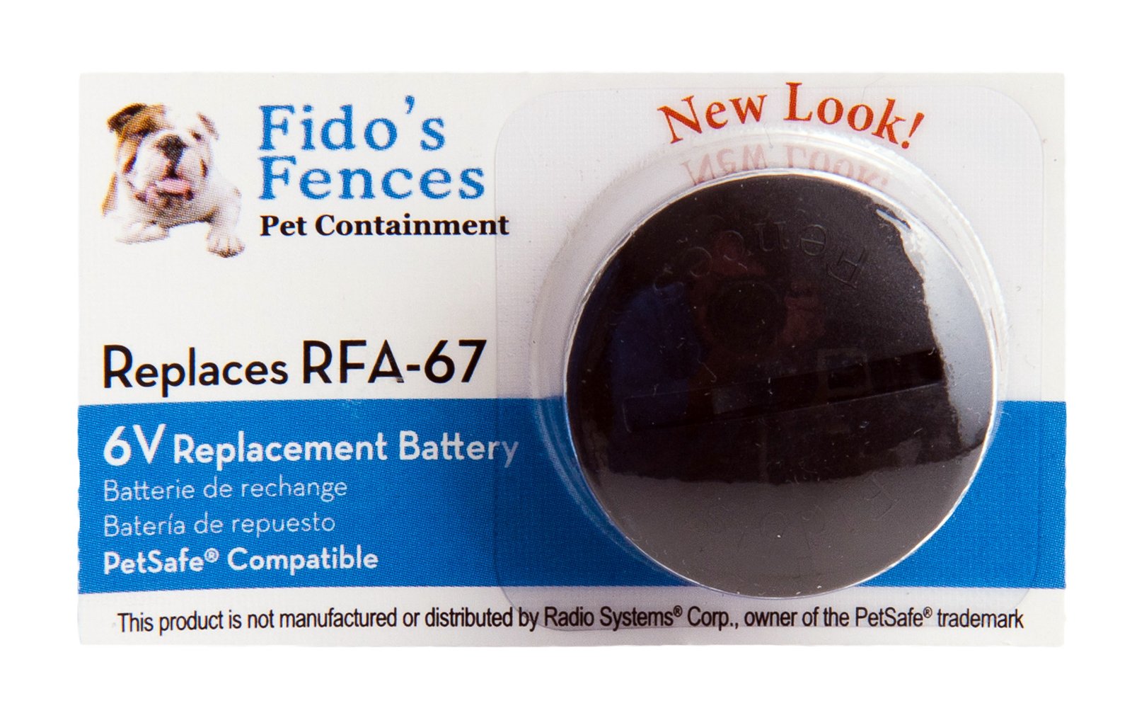 Fido's Fences PetSafe Compatible RFA-67 Replacement Batteries (Pack of 10)
