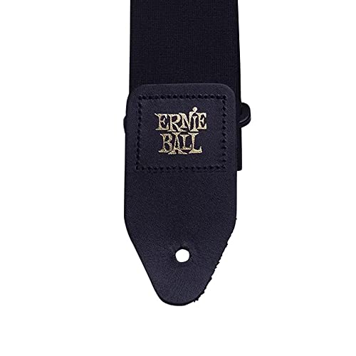 Ernie Ball Stretch Comfort Guitar Strap, Black (P04143)