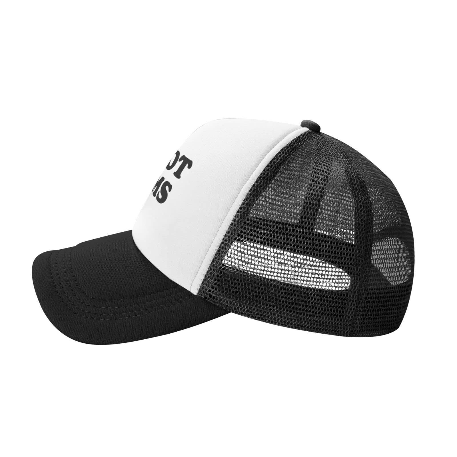 I Love Hot Moms Casquette Sun Caps Fishing Hat Women Snapback Hat Dad Hat Adjustable Dad Hat Unisex Black, One Size