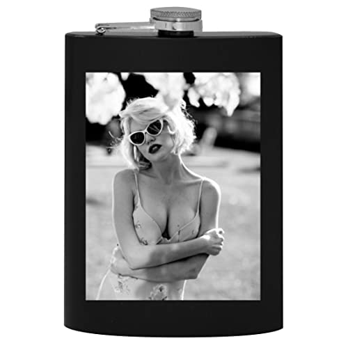 FC Carino B35Y22D63W0403463M07T32C02S27-8oz Black Hip Alcohol Drinking Flask PDI #PIDP403463