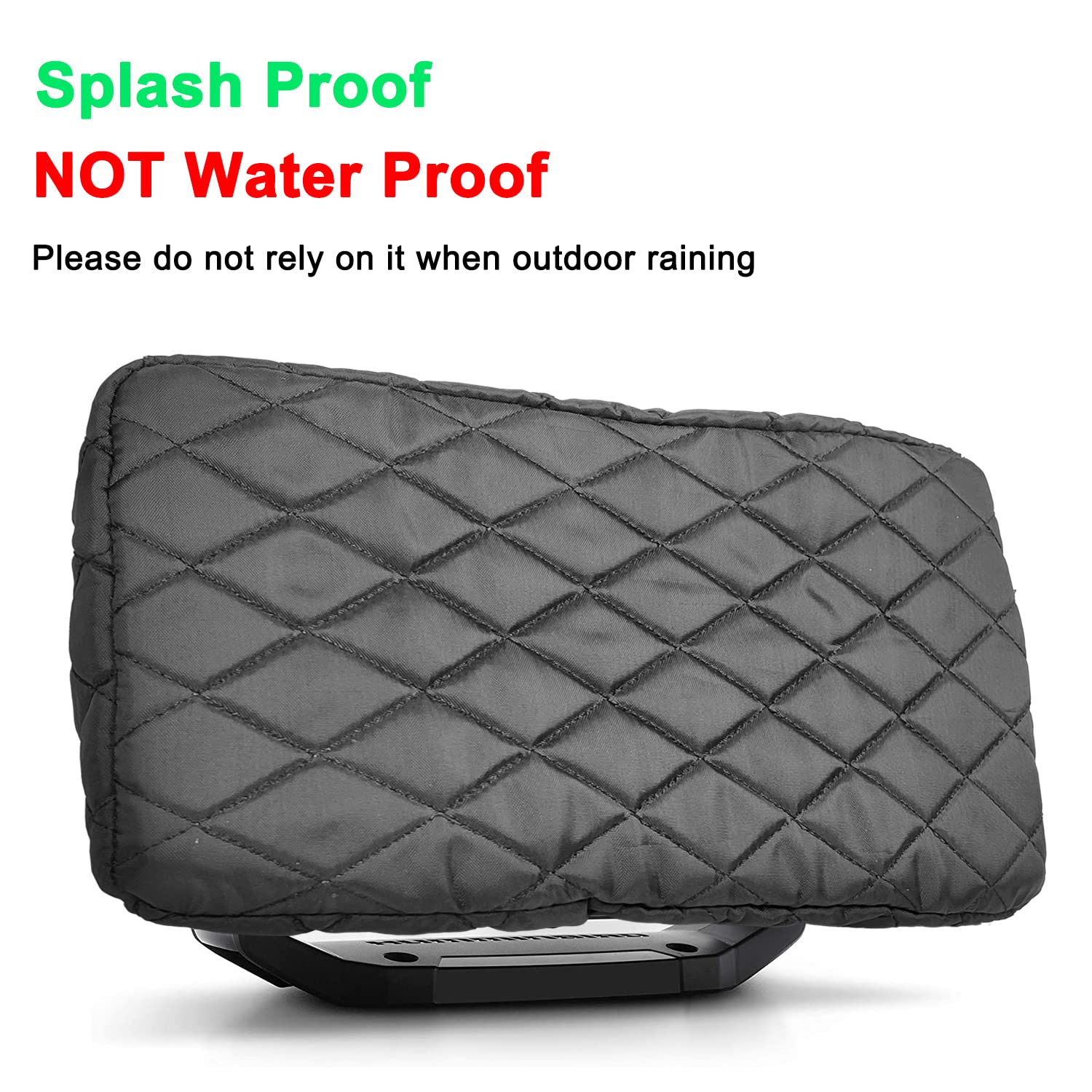 Fish Finder Cover for Humminbird Helix 7 All Series, Splash-Proof Sun Cover for H7 Gimbal Mount Installations, Protects Your Screen from Sun/Weather Damage with Drawstring