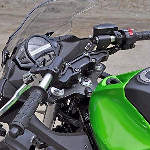 for ninja 650 handlebar riser - Motorcycle Separating Handlebars Clip-On Adapter Plate & Handlebars Set for Kawasaki Ninja 650R 2006-2011 650 2012-2016 ER-6F 2006-2016