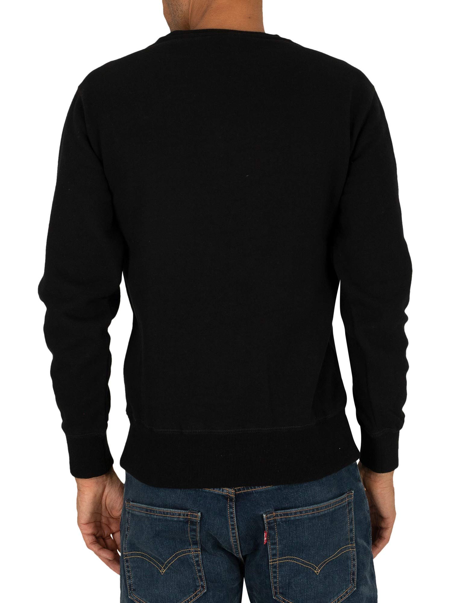 Ellesse SL Succiso Crew Neck Black Sweatshirt XXL Black