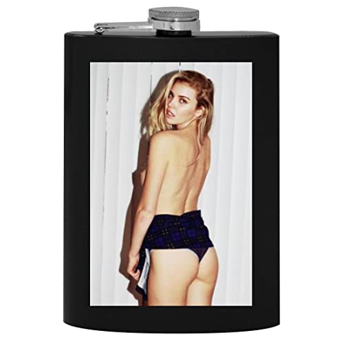 FC Carino B35Y22D63W0485415M07T32C02S27-8oz Black Hip Alcohol Drinking Flask PDI #PIDP485415