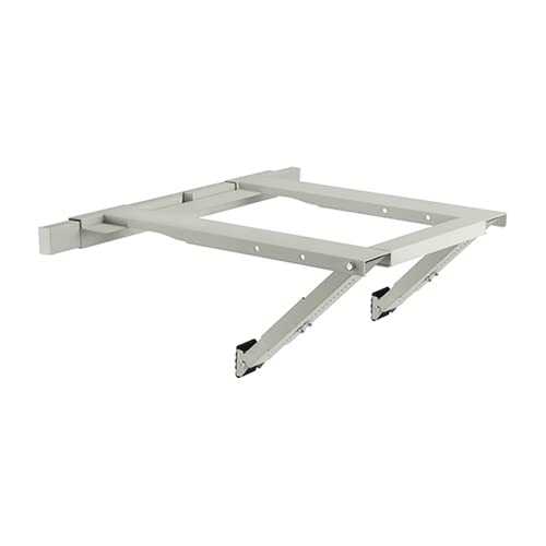 Mount Plus MP-AC-802L Window Air Conditioner Mounting Bracket | Easy to Install | Universal AC Mount | No Tools Required | Heavy Duty Steel Holds Up to 220lbs | All Weatherproof | Fits Hung Windows