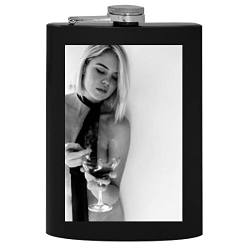 FC Carino B35Y22D63W0403483M07T32C02S27-8oz Black Hip Alcohol Drinking Flask PDI #PIDP403483