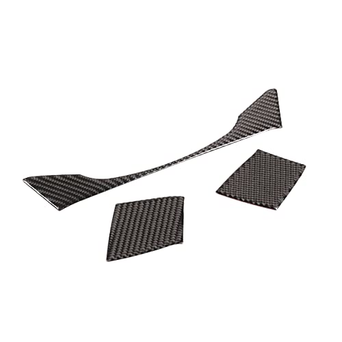 PIUGILH for 11th Honda Civic 2022 Real Carbon Fiber Car 3D Sticker Interior Dashboard Speed Decoration Frame Interior Car Accessories