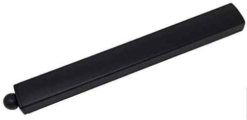 Nincrane Telescoping Valet Bar Matte Black by Cabinet Organizers