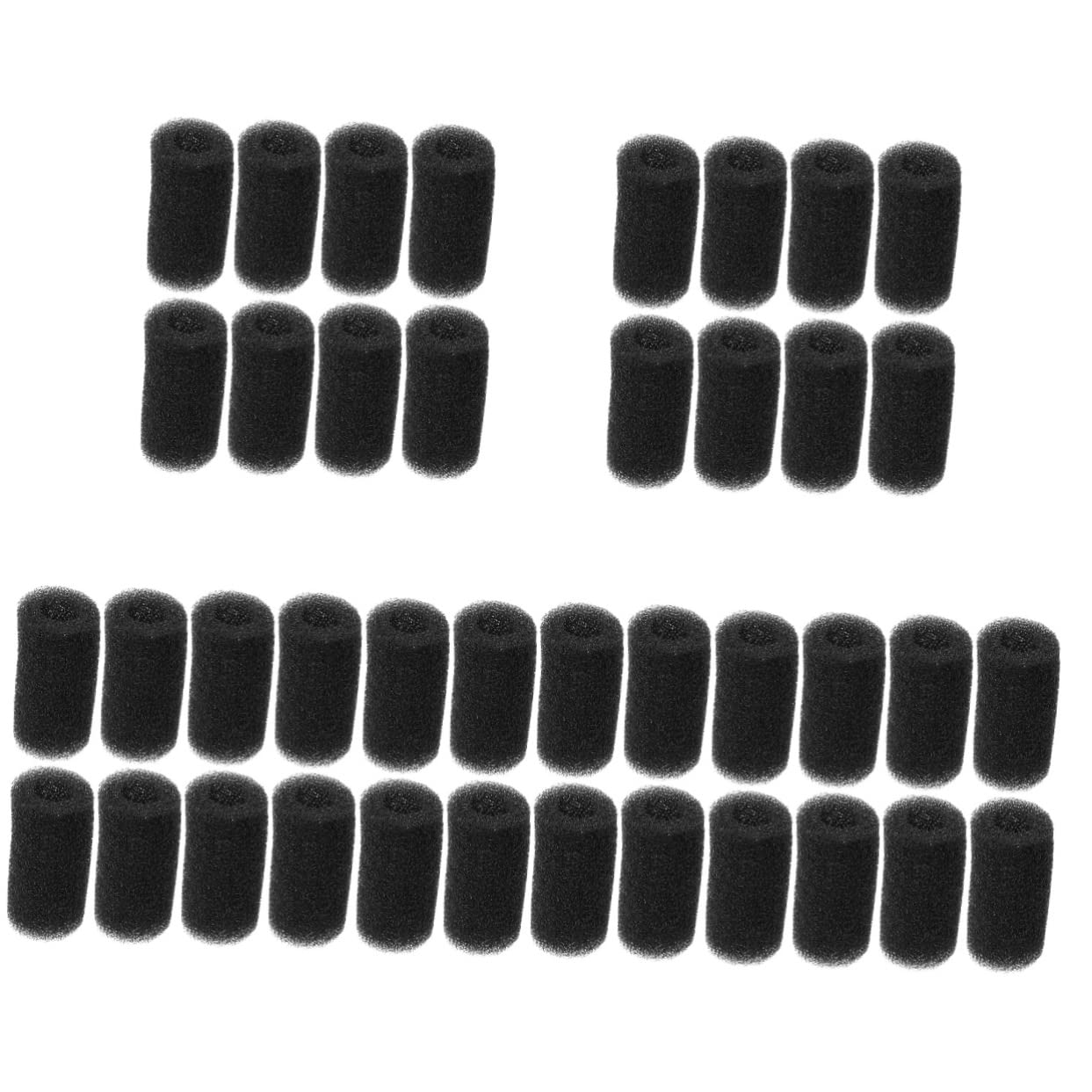 GANAZONO 40 Pcs Filter Cotton Filter Intake Strainer Fish Tank Pre- Filter Guard Pool Vacuum Hose Connector Pool Sweep Aquarium pre Filter Pool pad Water Inlet Cover Protection 304 Network