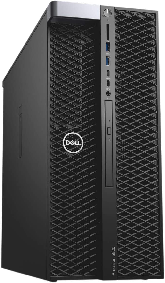 PCSP Precision 5820 Tower Workstation, Intel Xeon W-2133 up to 3.9GHz (6-Cores), 64GB RAM, 512GB M.2 NVMe PCIe SSD + 2TB HDD, M4000 8GB, 4x Display Ports (supports 4K), Windows 11 Pro 64-bit (Renewed)