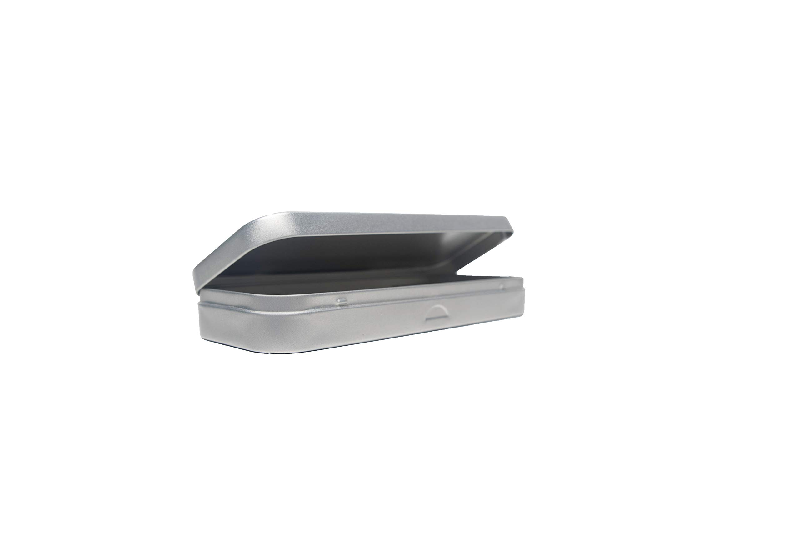 StuffIncase Single Mini Pencil Box, Platinum. Use as Pencil, Makeup, Jewelry, Gift, Candy, Favor or Birthday Gift Box