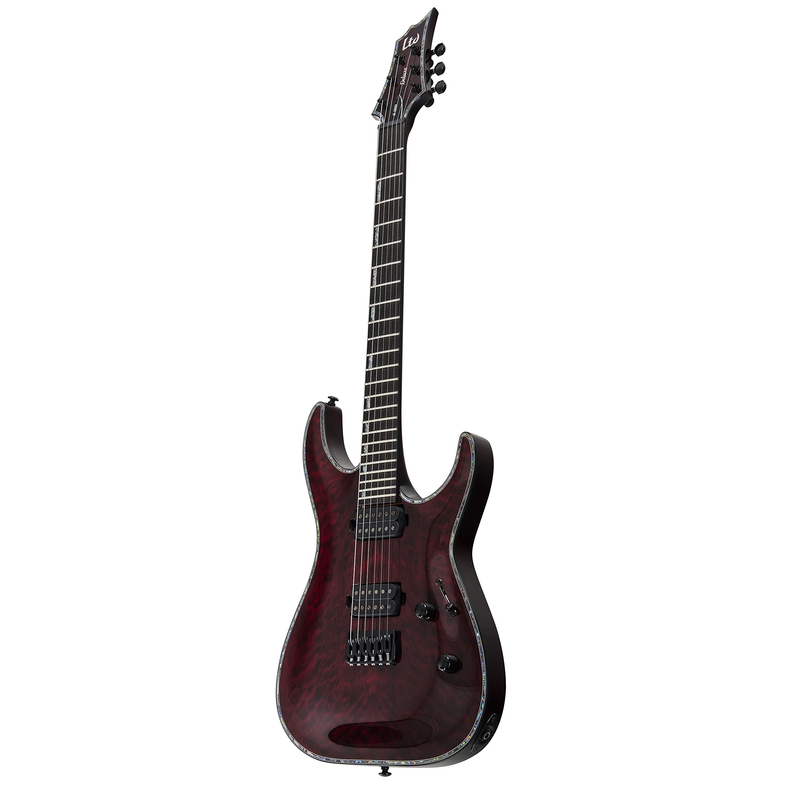 ESP LTD H-1001 Electric Guitar, See Thru Black Cherry