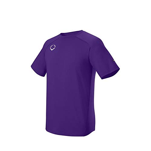 EvoShield Adult Pro Team Training Tee, Purple - Large