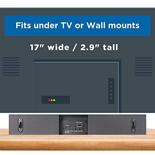 TV Ears Voice Clarifying TV Sound Bar β TV Speaker System for Great Sound and Hearing TV Dialog More Clearly β Compatible with Any Television β Clarifying Audio System for Hearing Impaired TV Viewers