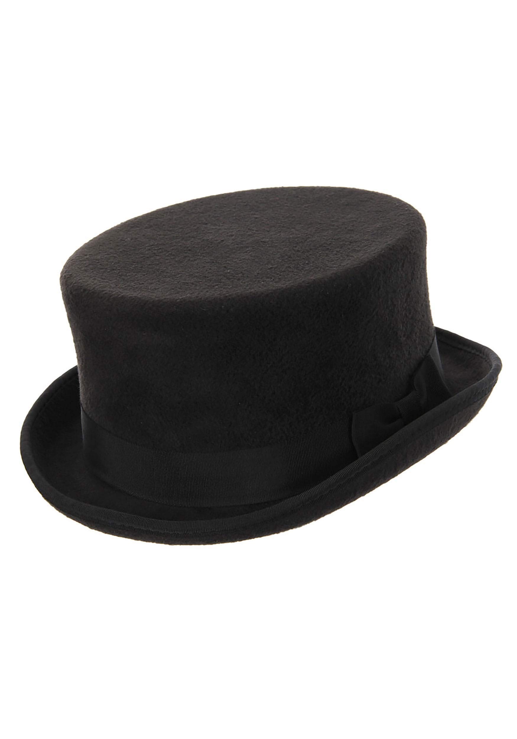 elope John Bull Vintage Steampunk Low Profile Black Top Hat Standard