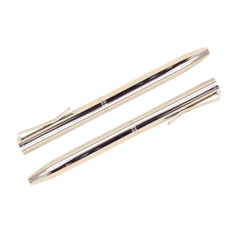Eric Scott 3.35" Mini Pens for Pocket, Wallet, Checkbook, Passport or Purse, (2-Pack)