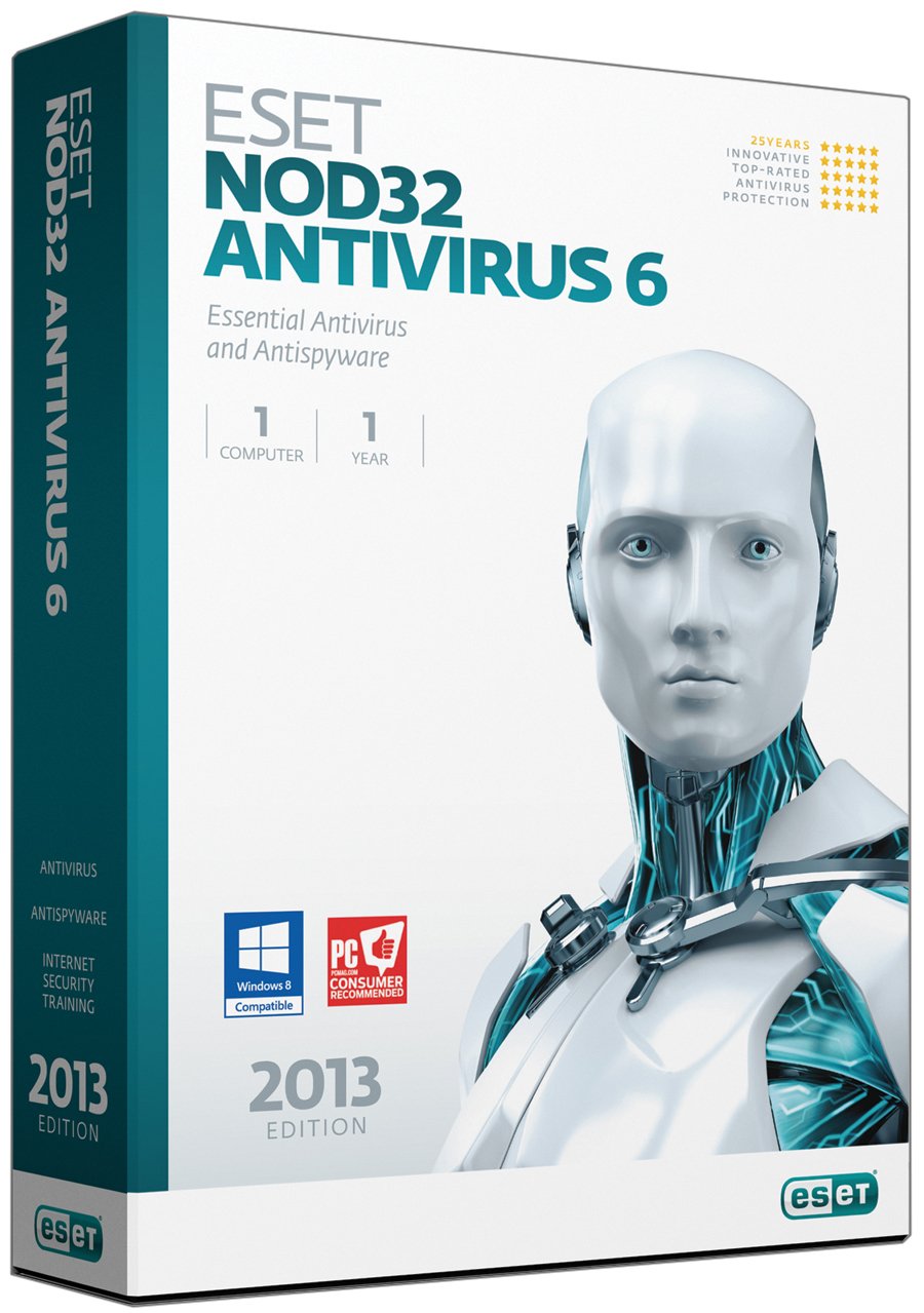 NOD32 Antivirus Version 6 - 1 User